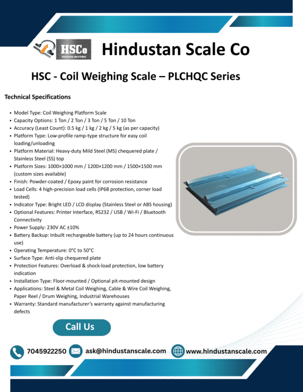 Coil Weighing Scale Series - HSCo